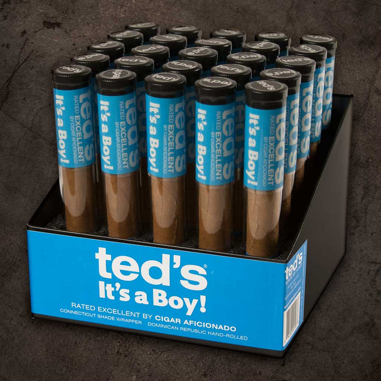 Ted's "It's a boy" Cigar | 6x50 | Box of 25 – Ted's Cigars