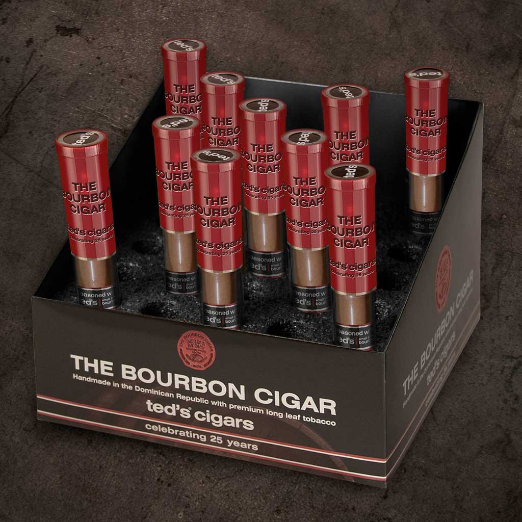 The Bourbon Cigar by Ted's | 5x38 | Box of 10 – Ted's Cigars